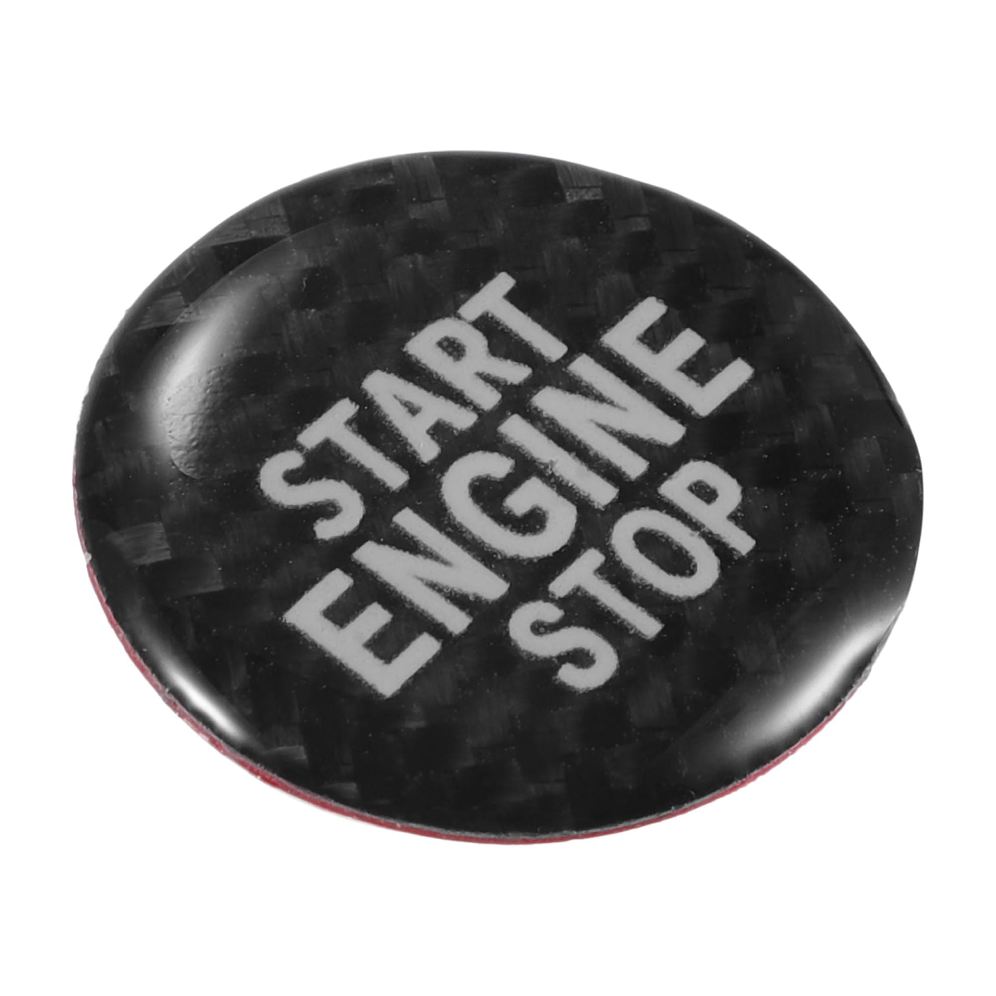 Carbon Fiber Pattern Engine Start Button Cover Trim for VW CC Push ...