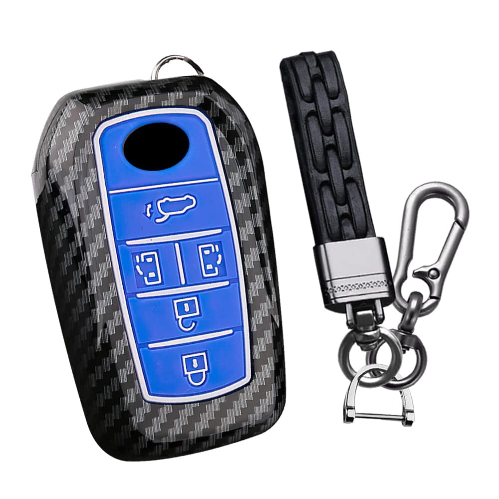 Carbon Fiber Pattern Key Fob Cover fit for Toyota Sienna New Voxy Noah ...