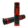 Carbon Fiber Pattern Motorcycle Handle Grips with Easy Installation ...