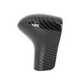 Carbon Fiber Pattern Shift Knob Sticker Cover Decorations Shell For ...