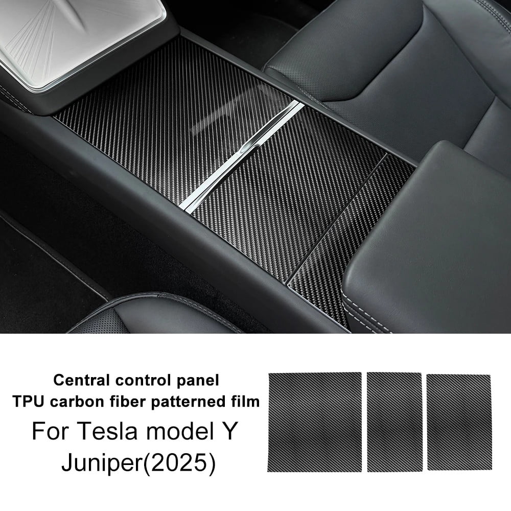 Carbon Fiber Pattern for Tesla Model Y Juniper 2025-up Protective B ...