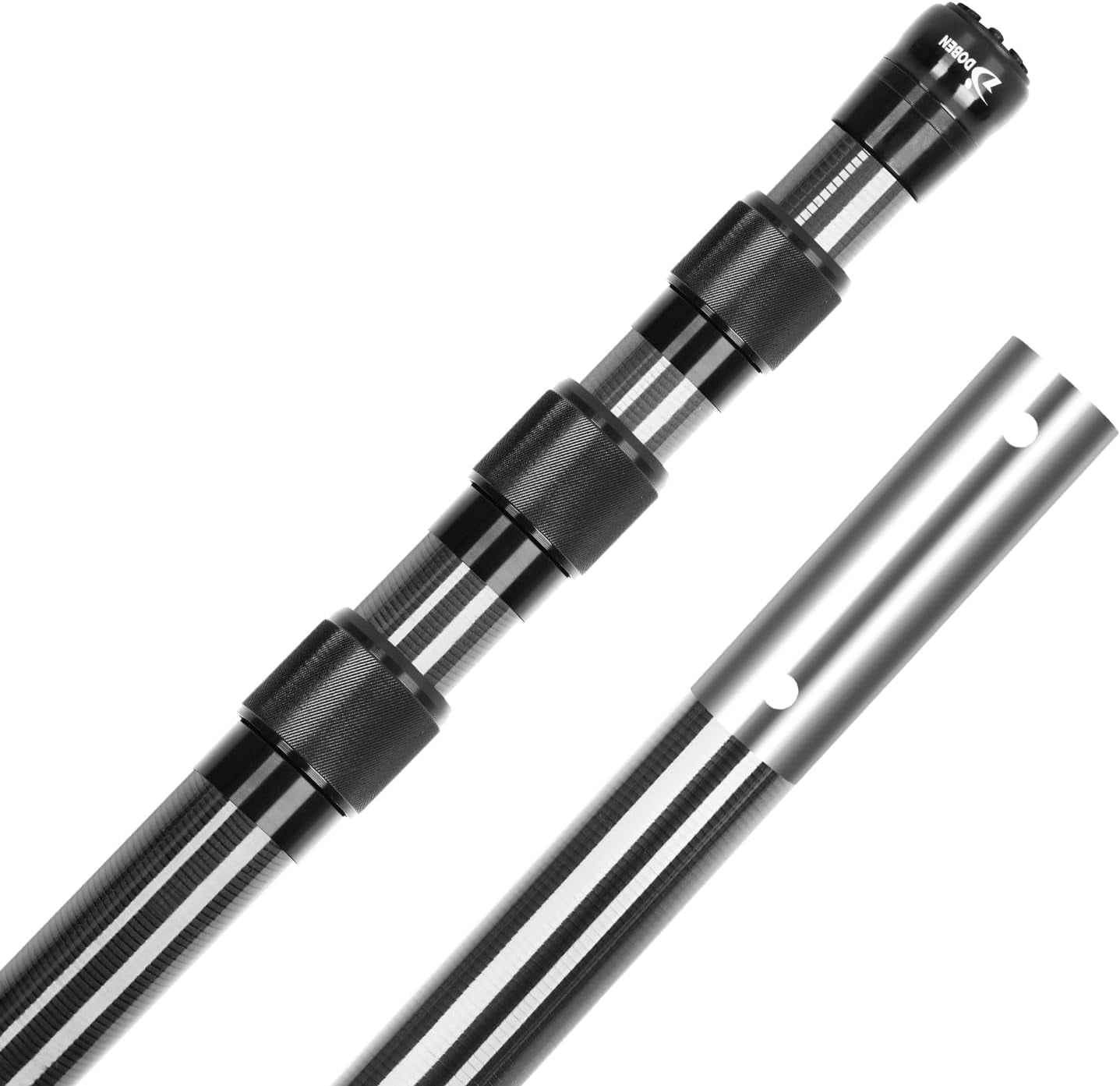 Carbon Fiber Pool Pole, 15 Foot Telescoping Swimming Pool Cleaning Pole ...