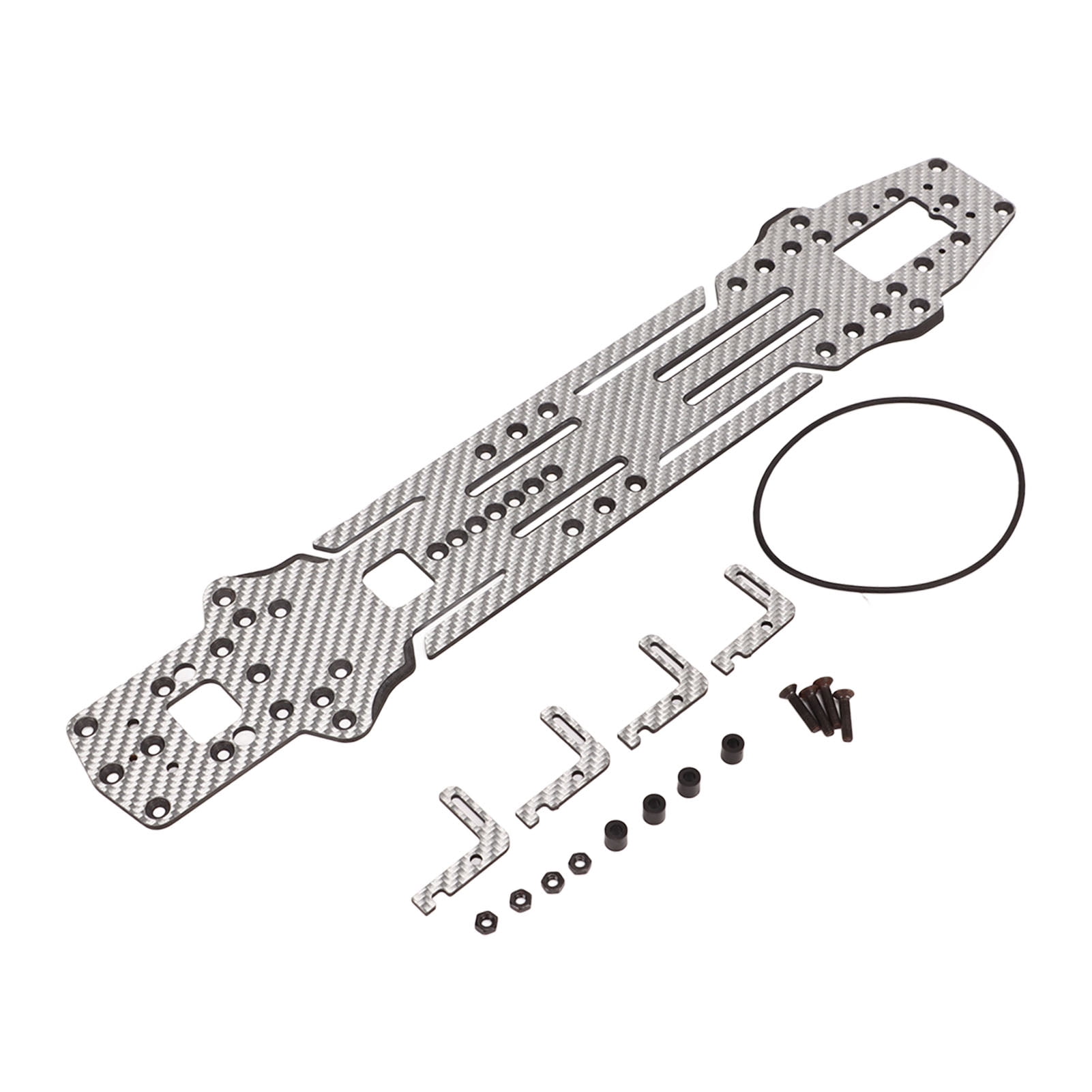 Carbon Fiber Rc Drift Car Chassis High Traction Upgrade Rc Car Chassis With Battery Mount Plate