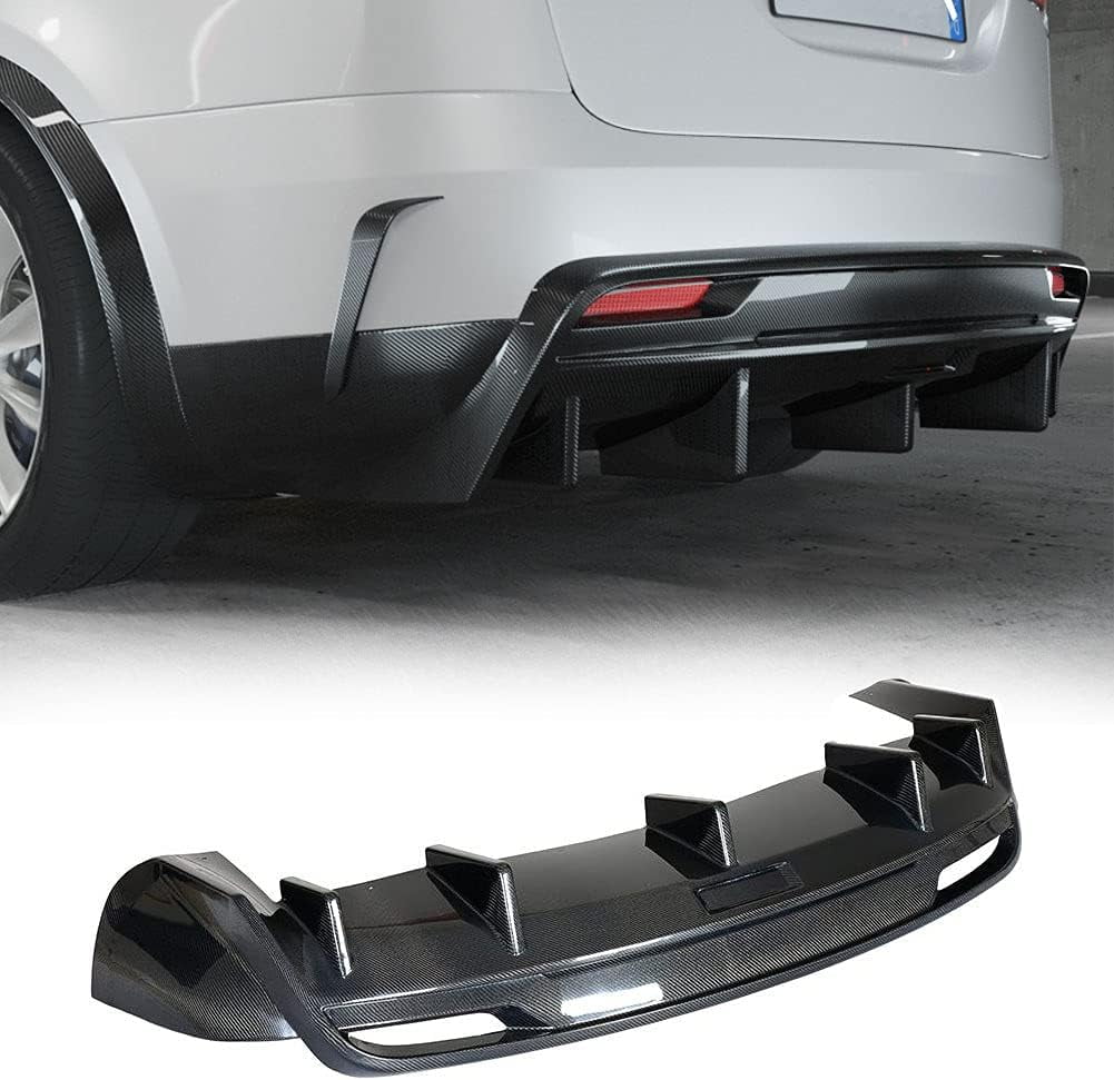 Carbon Fiber Rear Bumper Diffuser Fits for Tesla Model X 75D 90D P90D ...