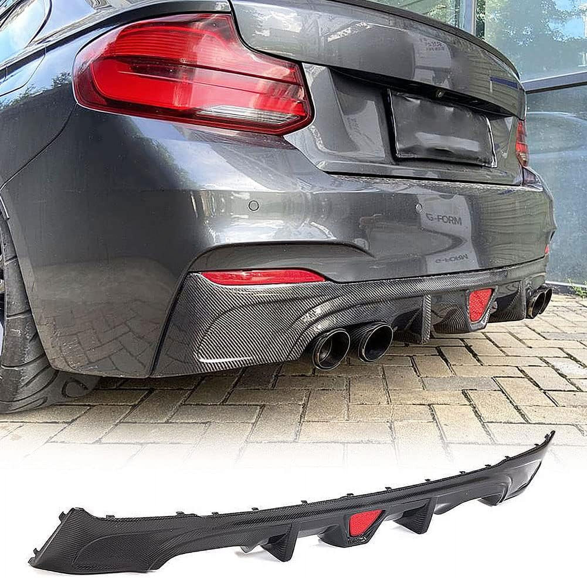 Carbon Fiber Rear BumperDiffuser for BMW 2 Series F22 F23 220i 228i ...