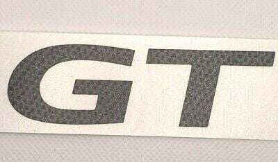 Carbon Fiber Rear "GT" Trunk Emblem Overlay Decal 2008-2009 Pontiac G8 ...