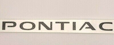 Carbon Fiber Rear "Pontiac" Overlay Decal 2004-2006 Pontiac GTO Models ...