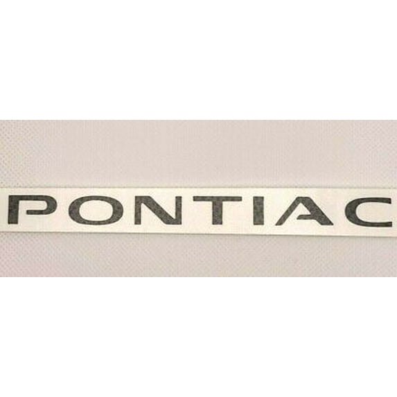 Carbon Fiber Rear "Pontiac" Overlay Decal 2004-2006 Pontiac GTO Models ...