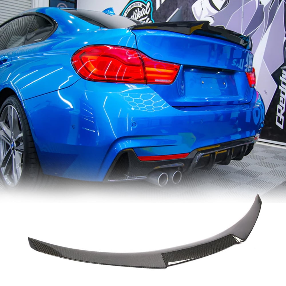 Carbon Fiber Rear Trunk Spoiler Fits For BMW 4 Series F36 Gran Coupe ...