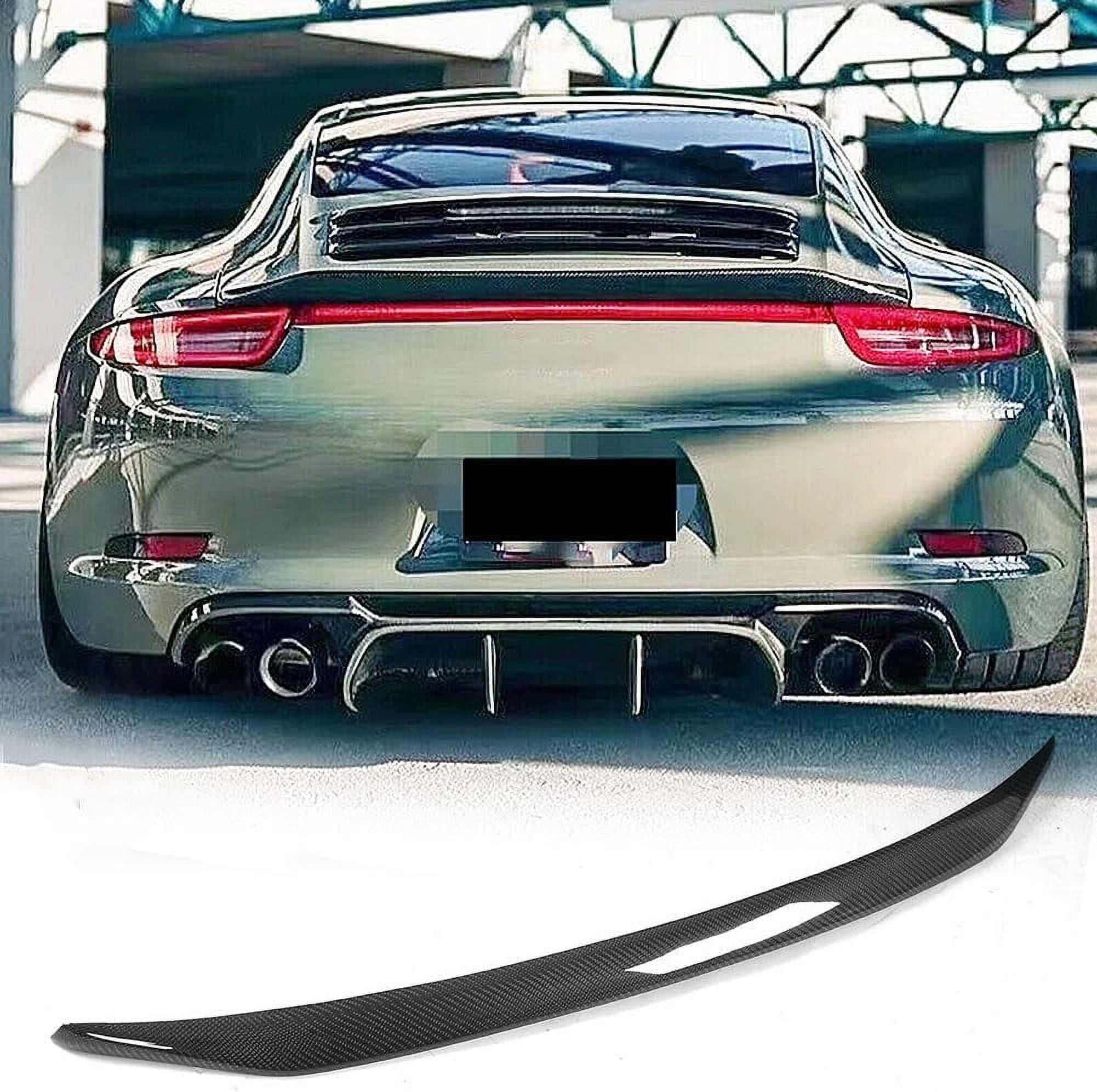 Carbon Fiber Rear Trunk Spoiler fits for Porsche 911 991 996 2012 2013 ...