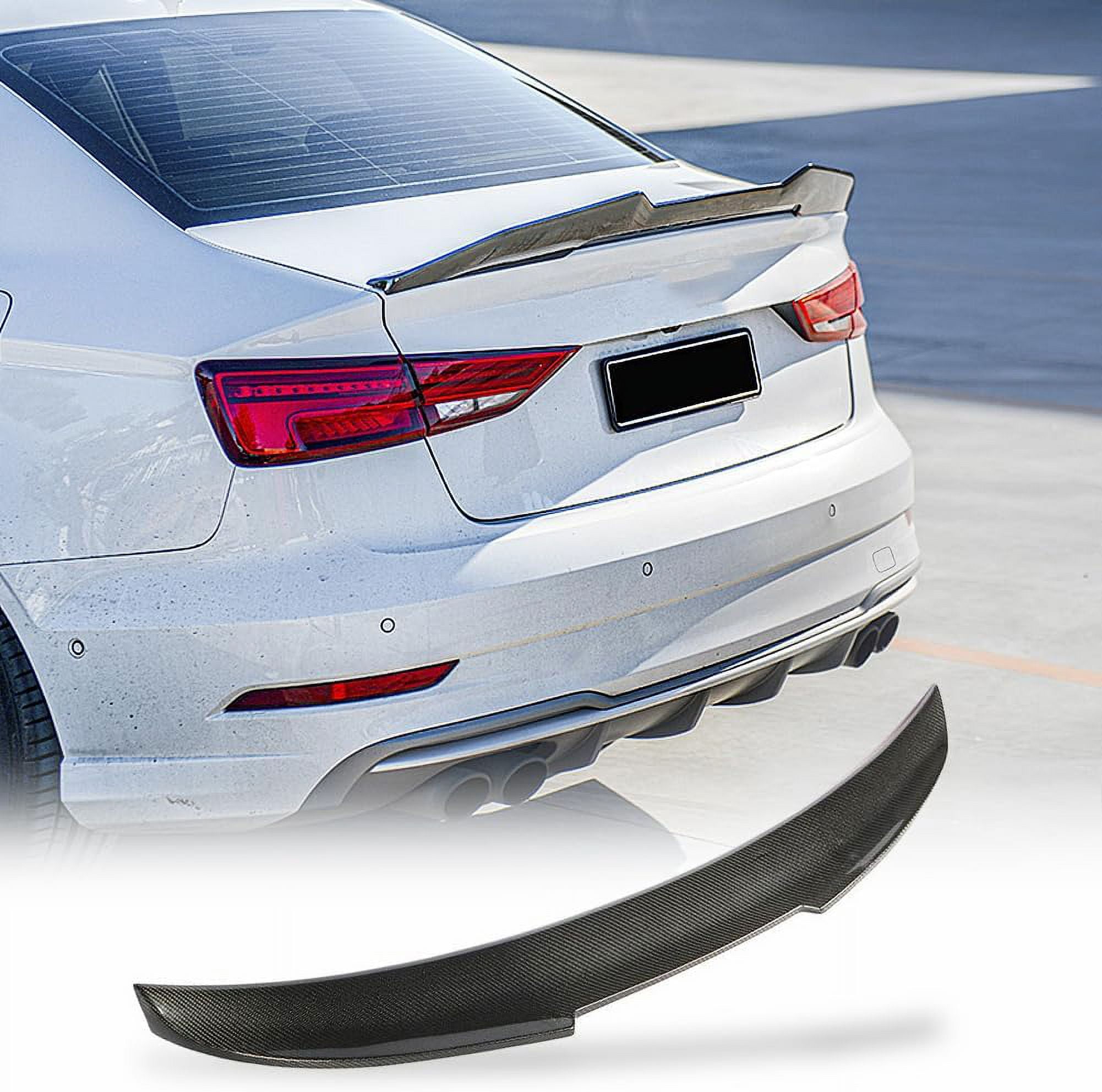 Carbon Fiber Rear Trunk Spoiler for Audi A3 S3 RS3 8V Sedan 2013-2020 ...