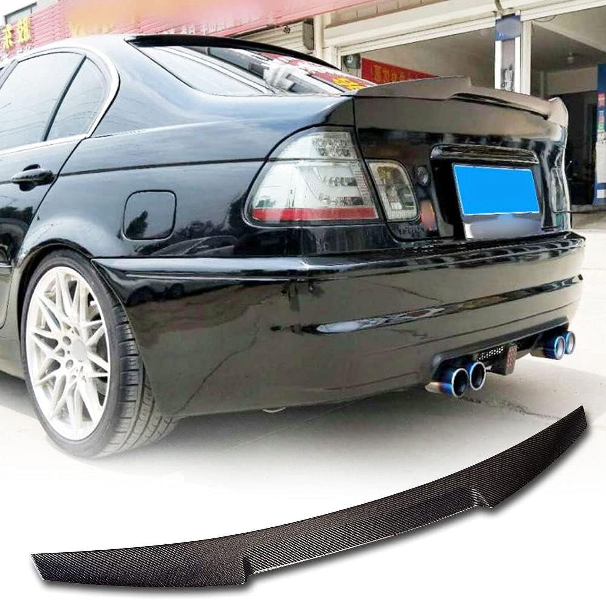 Carbon Fiber Rear Trunk Spoiler for BMW 3 Series 4-Door E46 Sedan 1998 ...