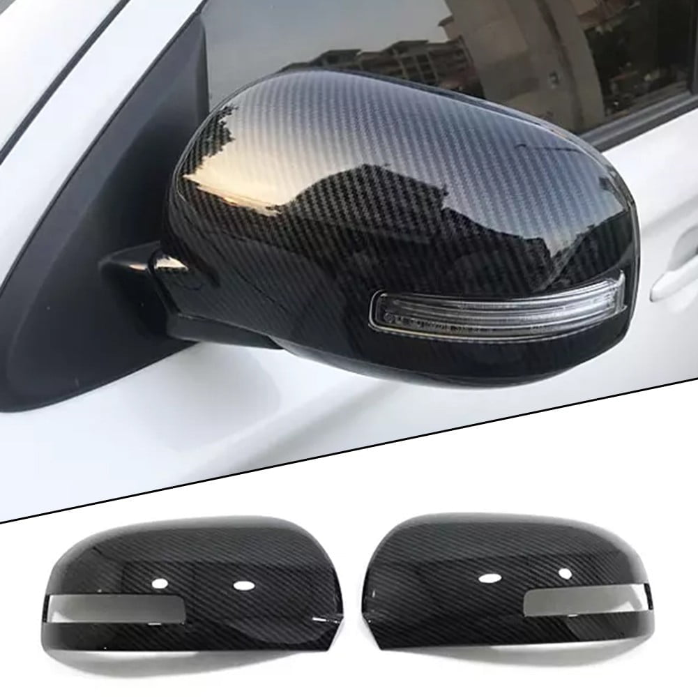 Carbon Fiber Rear View Side Mirror Trim Cover For Mitsubishi Outlander ...