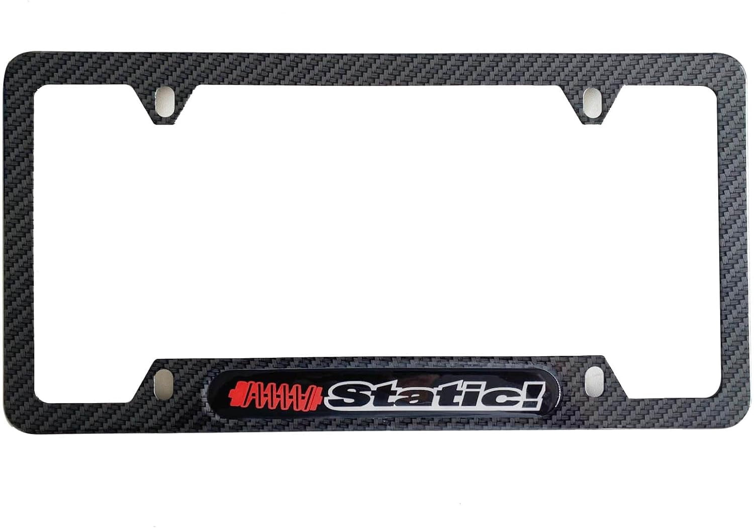 Carbon Fiber STATIC SUSPENSION Bagged Lowered JDM Wakaba License Plate ...