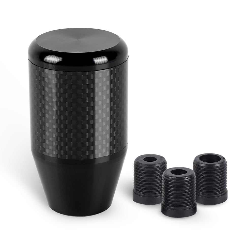 Carbon Fiber Shift Knob for Car, Gear Shift Knob with Smooth Shifting ...
