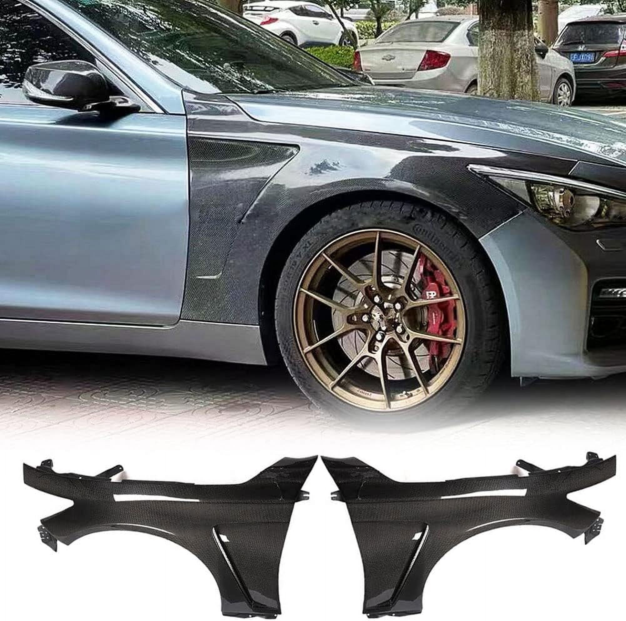 Carbon Fiber Side Fender Vent for Infiniti Q50 Q50S Sedan 2014-2020 ...
