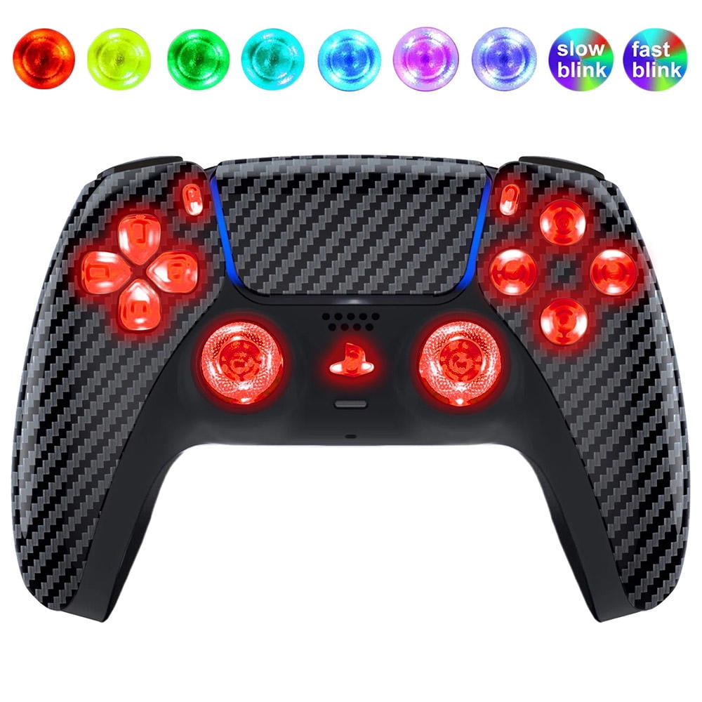 Carbon Fiber Silent Modz LED Light Up Buttons Wireless Custom ...