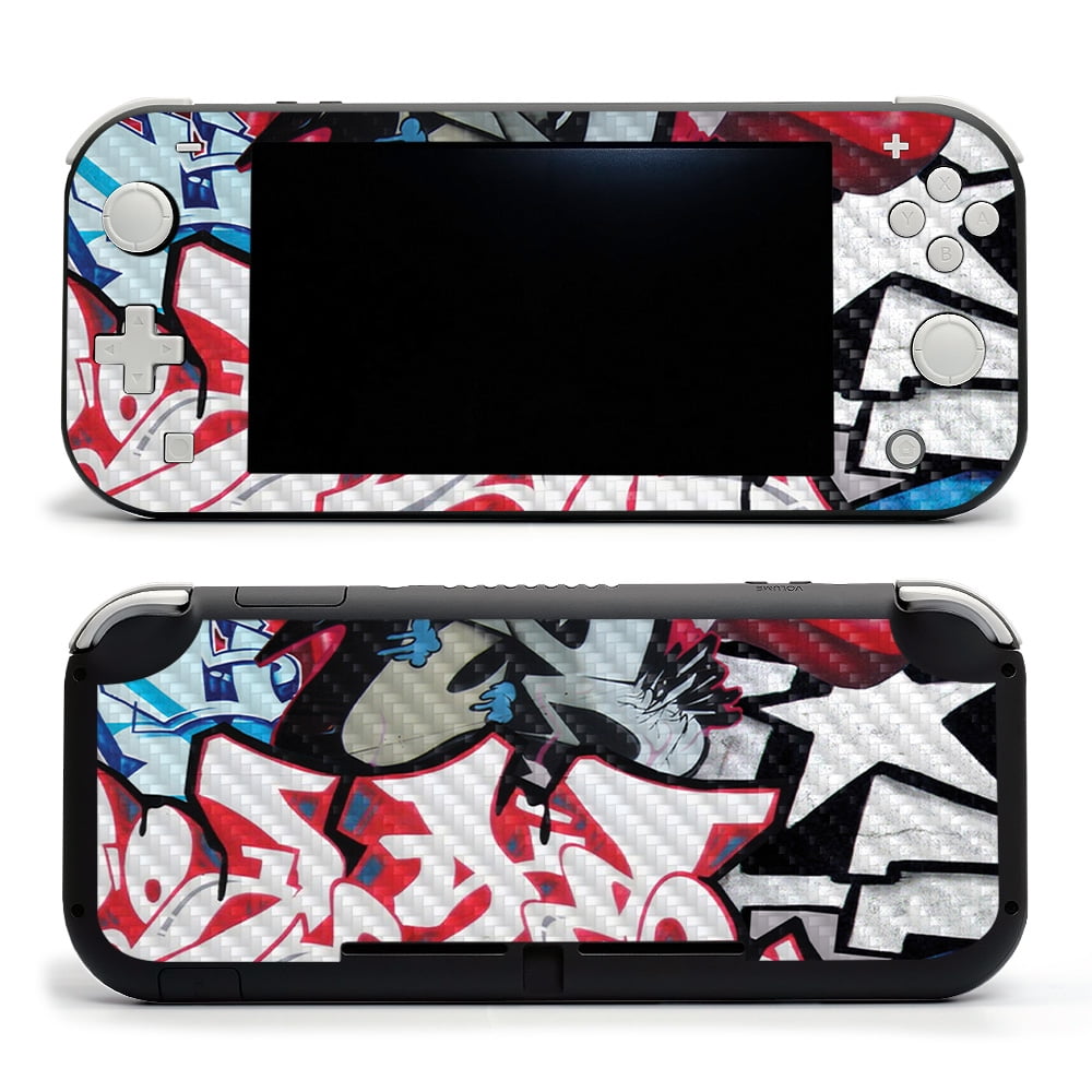 Carbon Fiber Skin Compatible With Nintendo Switch Lite Sticker Design ...