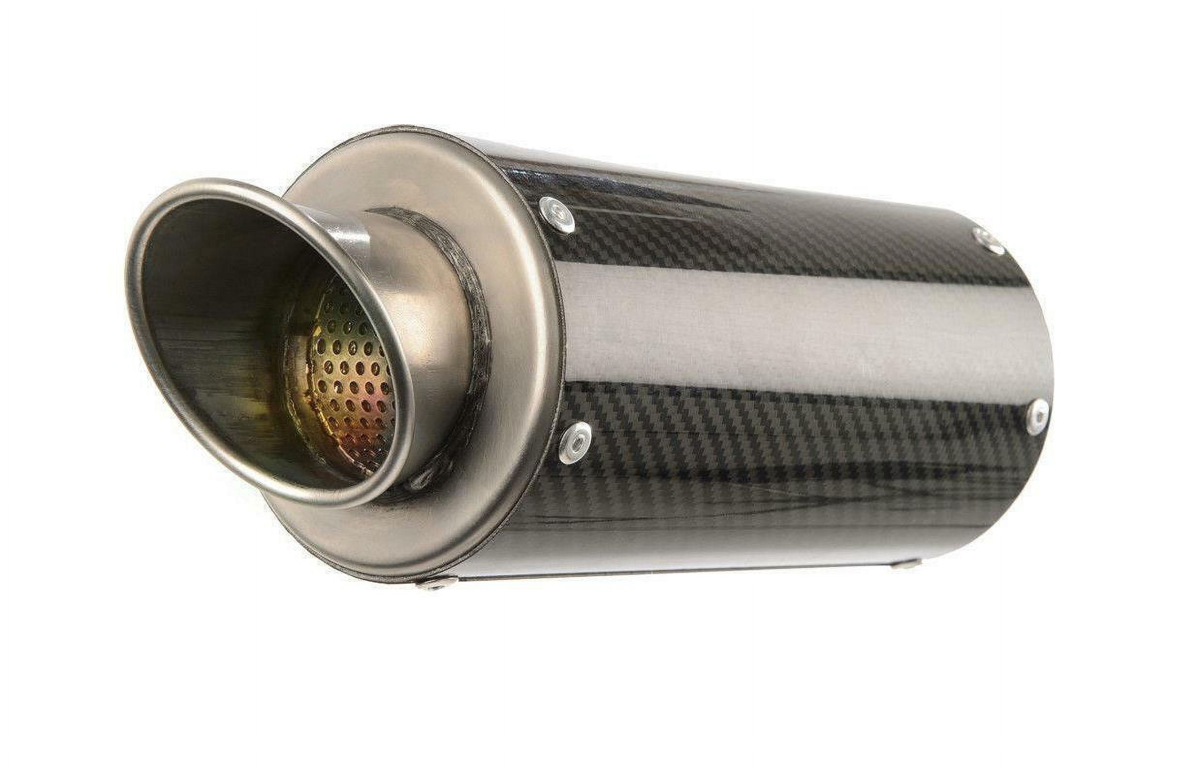 Carbon Fiber Slip-On Exhaust Canister - Walmart.com