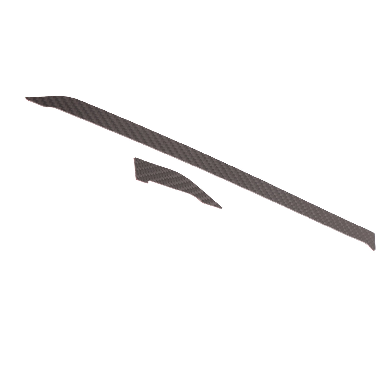 Carbon Fiber Smooth Surface Center Console Trim Replacement For Polaris