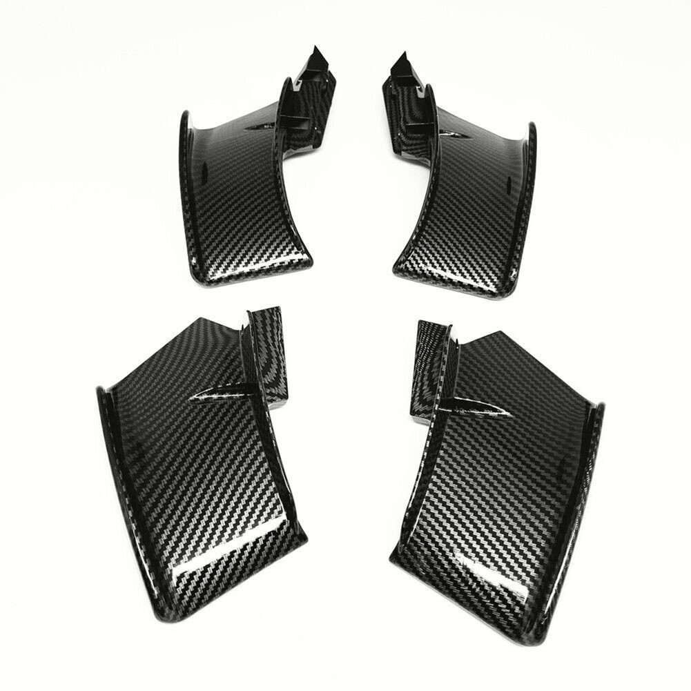 Carbon Fiber Spoiler Fxed Winglets Wings For DUCATI Streetfighter V4 /S ...