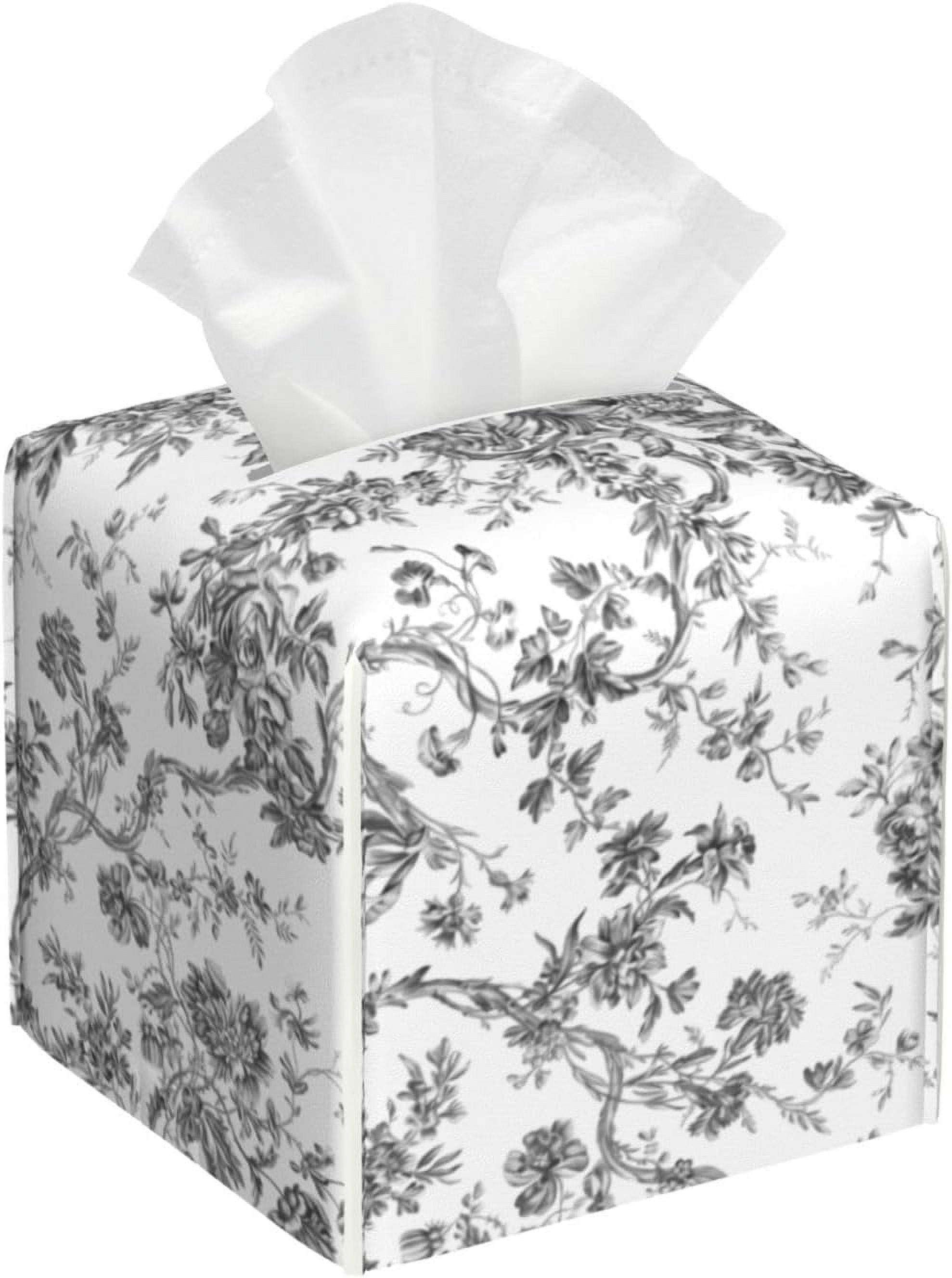 Carbon Fiber Square Tissue Box Cover, Leather Tissues Cube Box Holder ...