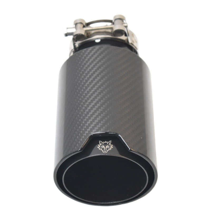 Carbon Fiber Stainless steel Universal Automobile exhaust pipe Muffler ...