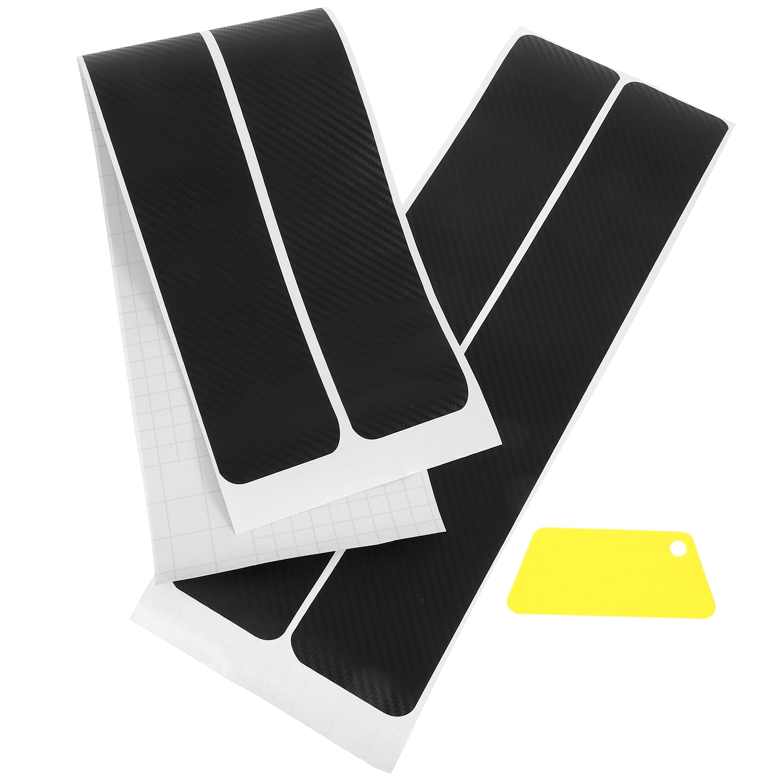Carbon Fiber Sticker Stickers Automotive Door Sill Cover Car Door Sills ...