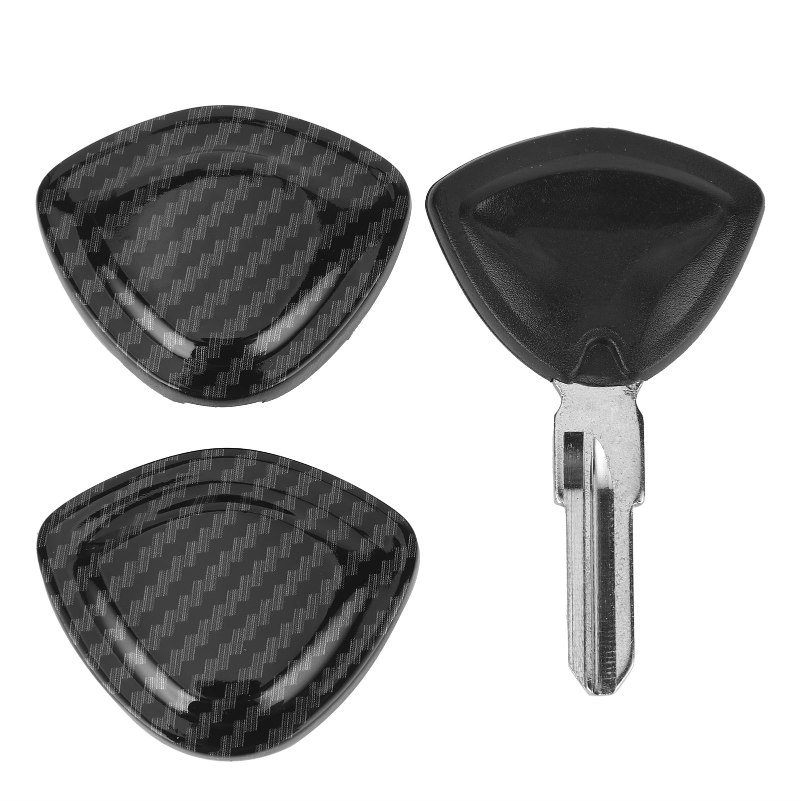 Carbon Fiber Style Motorcycle Ignition Key Cover, Fits Bombardier Can ...