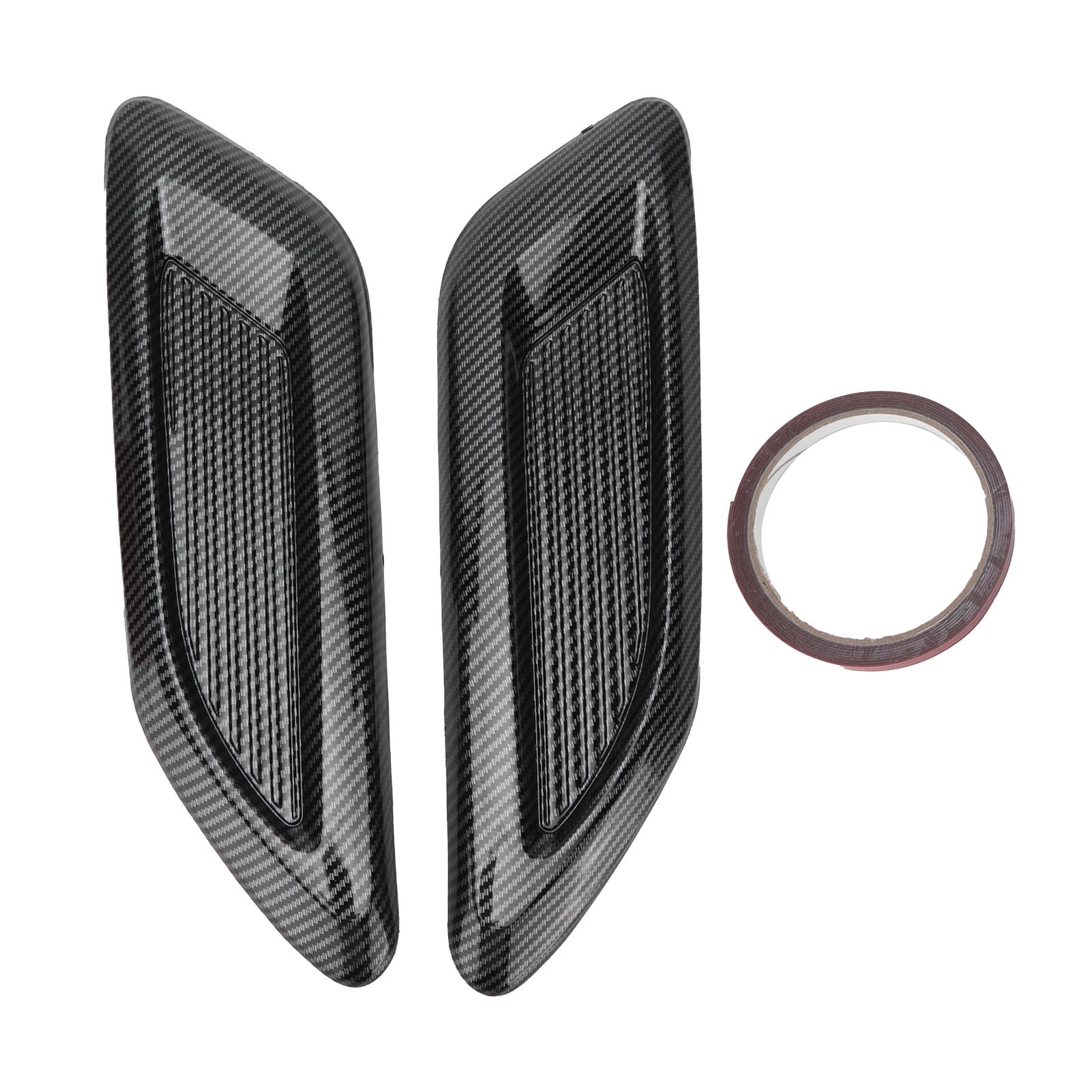 Carbon Fiber Styled Bonnet Outlet Cover for Enhanced Exterior Decor ...