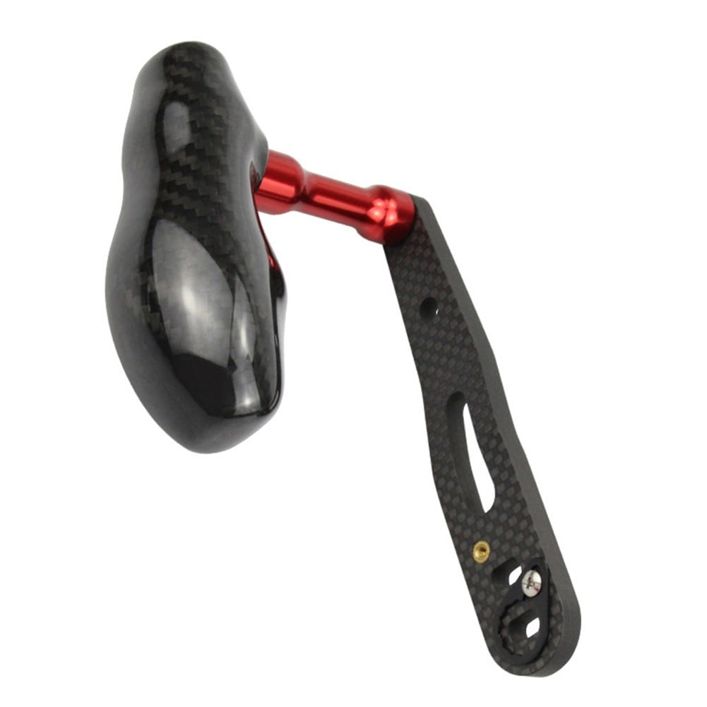 Carbon Fiber T-shaped Fishing Reel Handle Baitcast Reel Knob DIY 120mm ...
