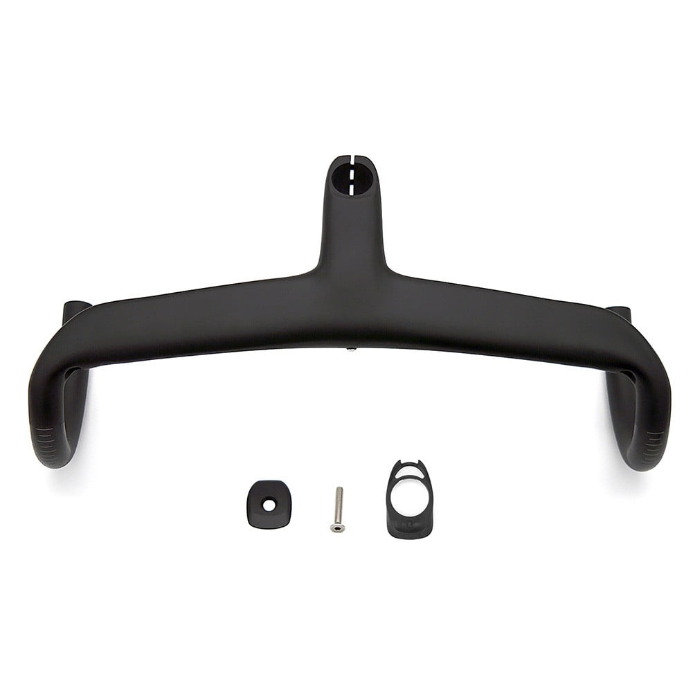 Carbon Fiber T800 Road Bike Drop Bar Bicycle Integrated Handlebar 380 ...
