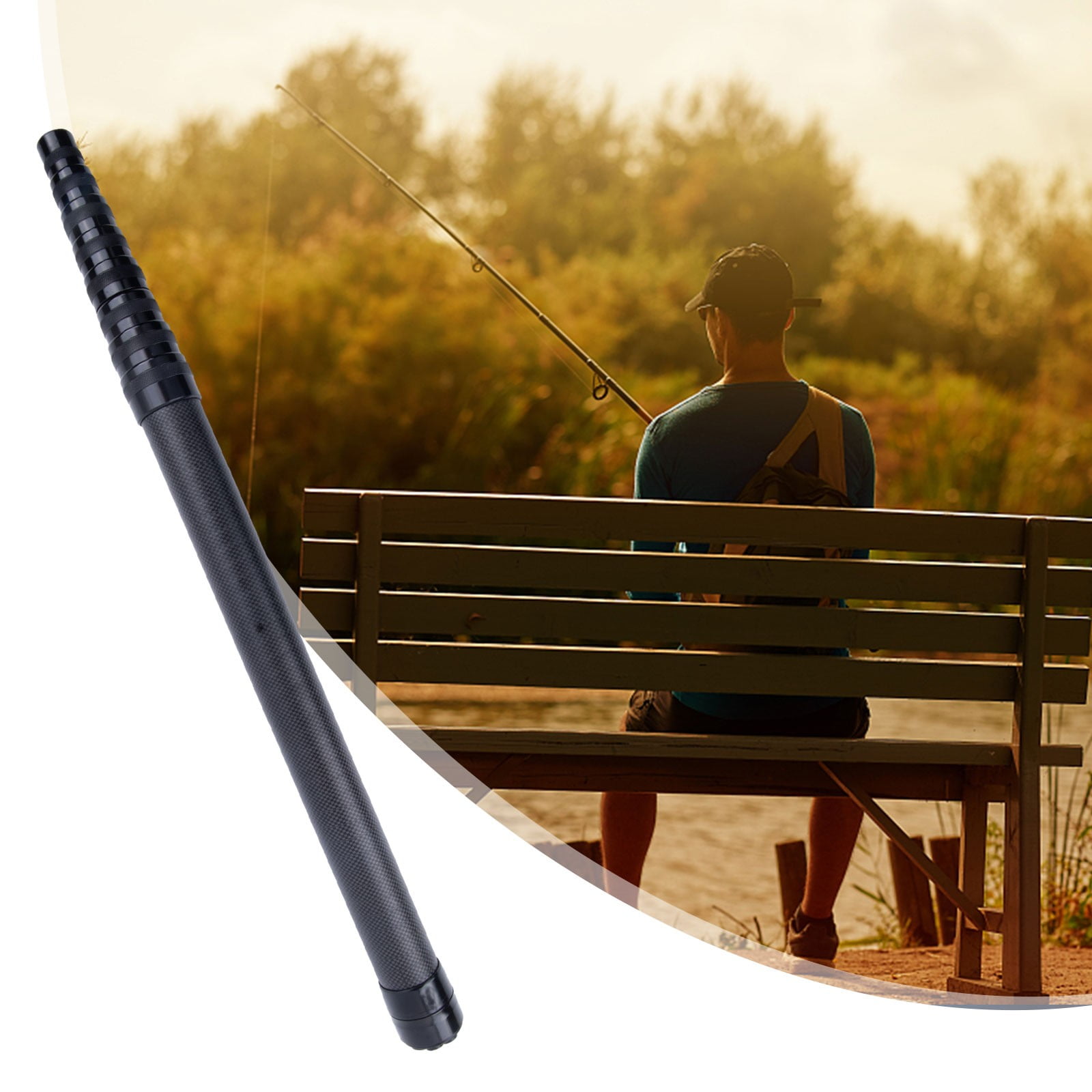 Carbon Fiber Telescoping Fishing Landing Net Rod Fish Handle ...
