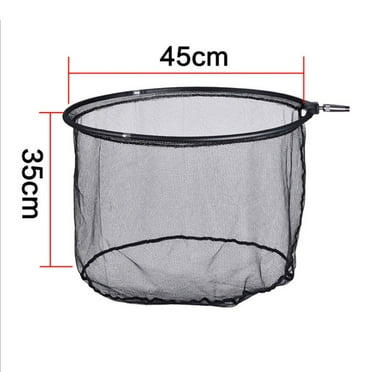 NEWEEN Telescoping Rubber Fishing Net, Collapsible Sturdy Pole Handle ...