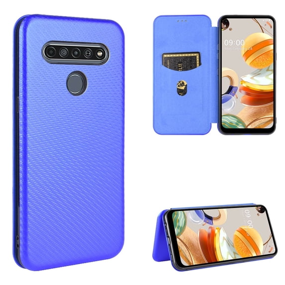 Carbon Fiber Texture Horizontal Flip TPU + PC + PU Leather Case with ...
