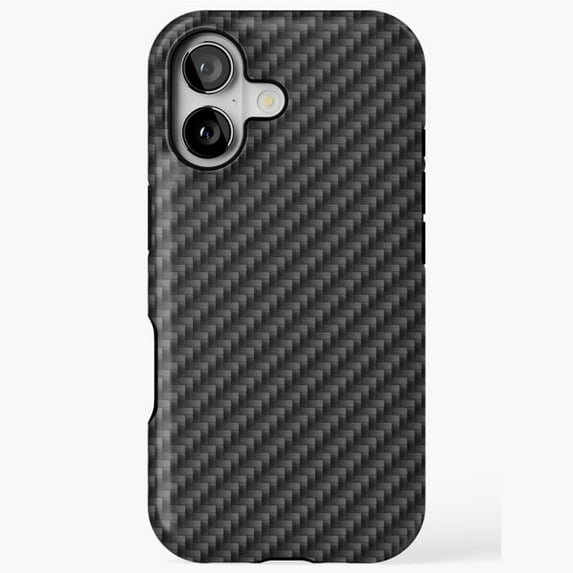Carbon Fiber Texture Minimal Industrial Pattern Case for iPhone 17 to ...