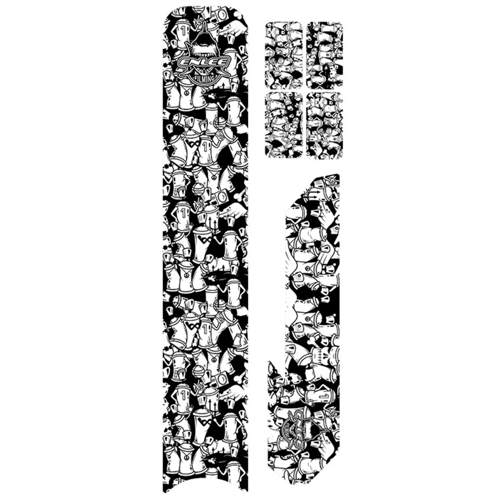 Carbon Fiber Texture Protection Sticker Mountain Road Bike Frame ...