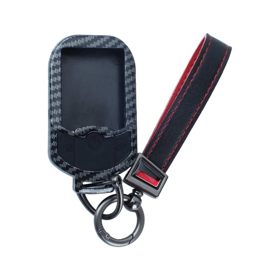 Carbon Fiber Texture Remote Key Cover Protector Anti Theft Protective ...