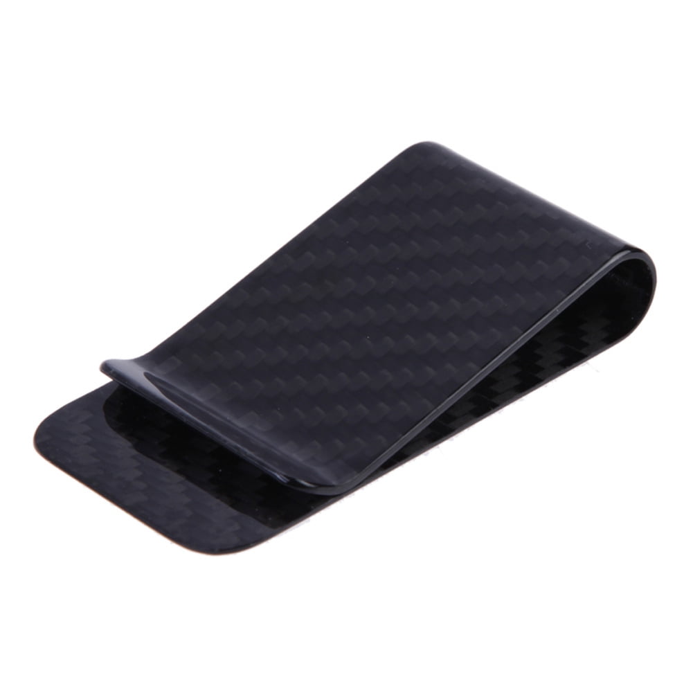 Carbon Fiber Texture Wallet Purse Money Clipper Pocket Credit Card Cash ...