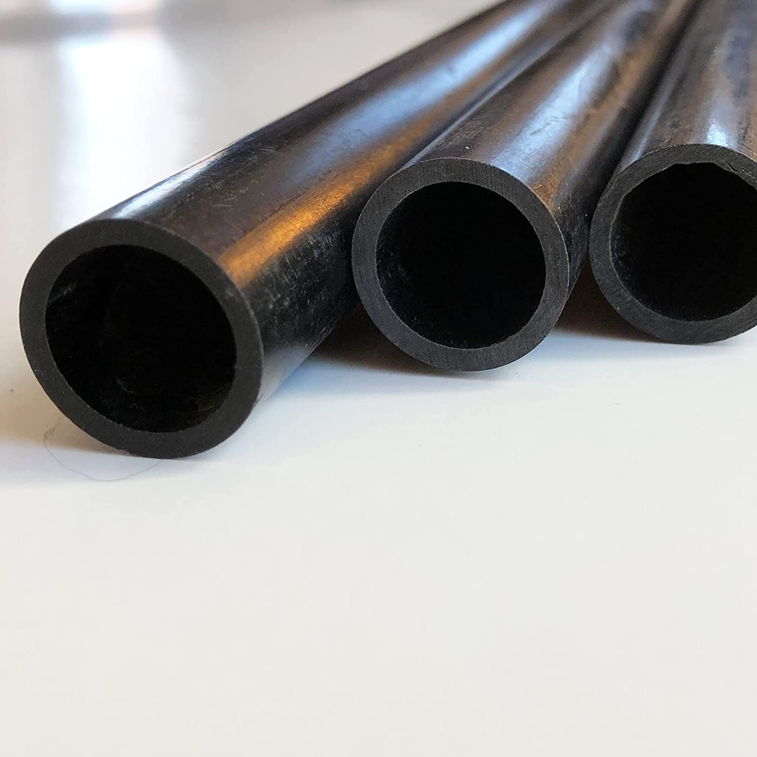 Carbon Fiber Tube - 25mm X 22mm x 1000mm – Pultruded Round Hollow ...