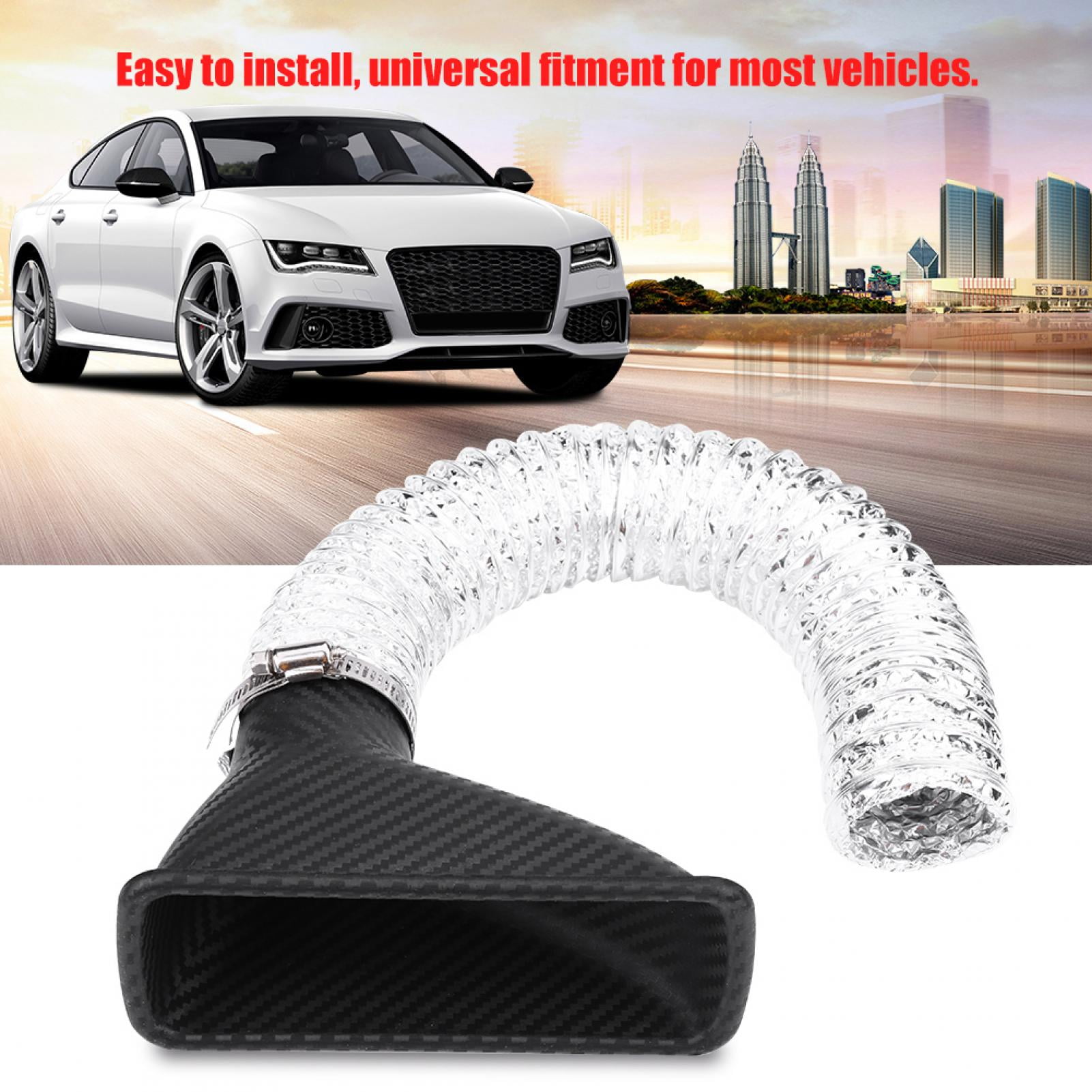 Carbon Fiber Universal Car Turbo Turbine Inlet Pipe Air Funnel ...
