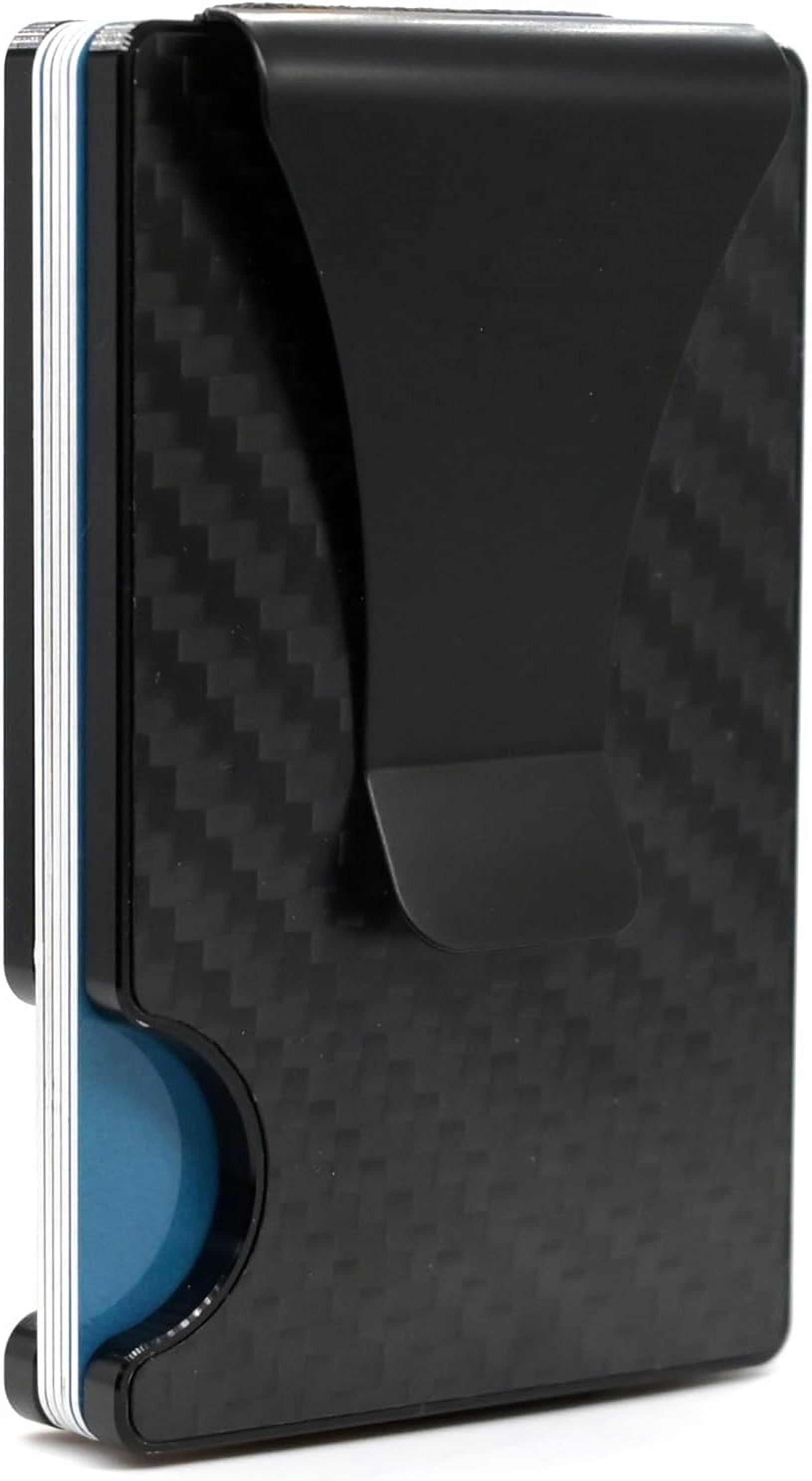Carbon Fiber Wallet for Men - Minimalist Wallet with Removable Metal ...
