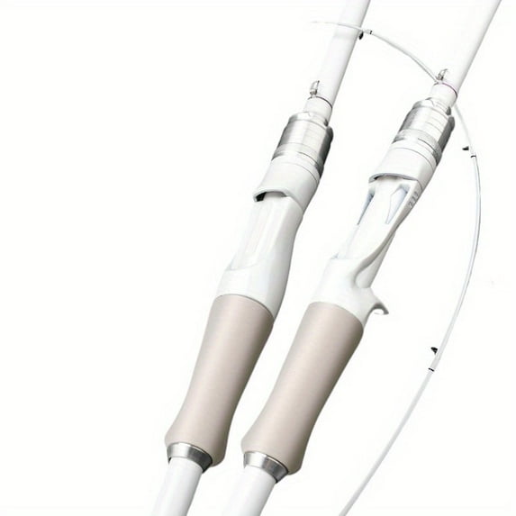 Carbon Fiber White Fishing Rod - High Power -, Multiple Sizes, Casting ...