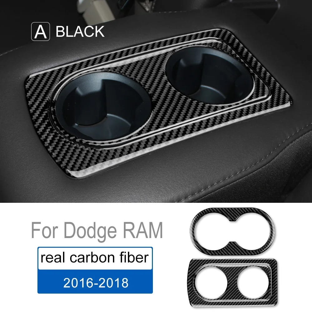 Carbon Fiber for Dodge RAM 2016 2017 2018 Accessories Interior Trim Car ...