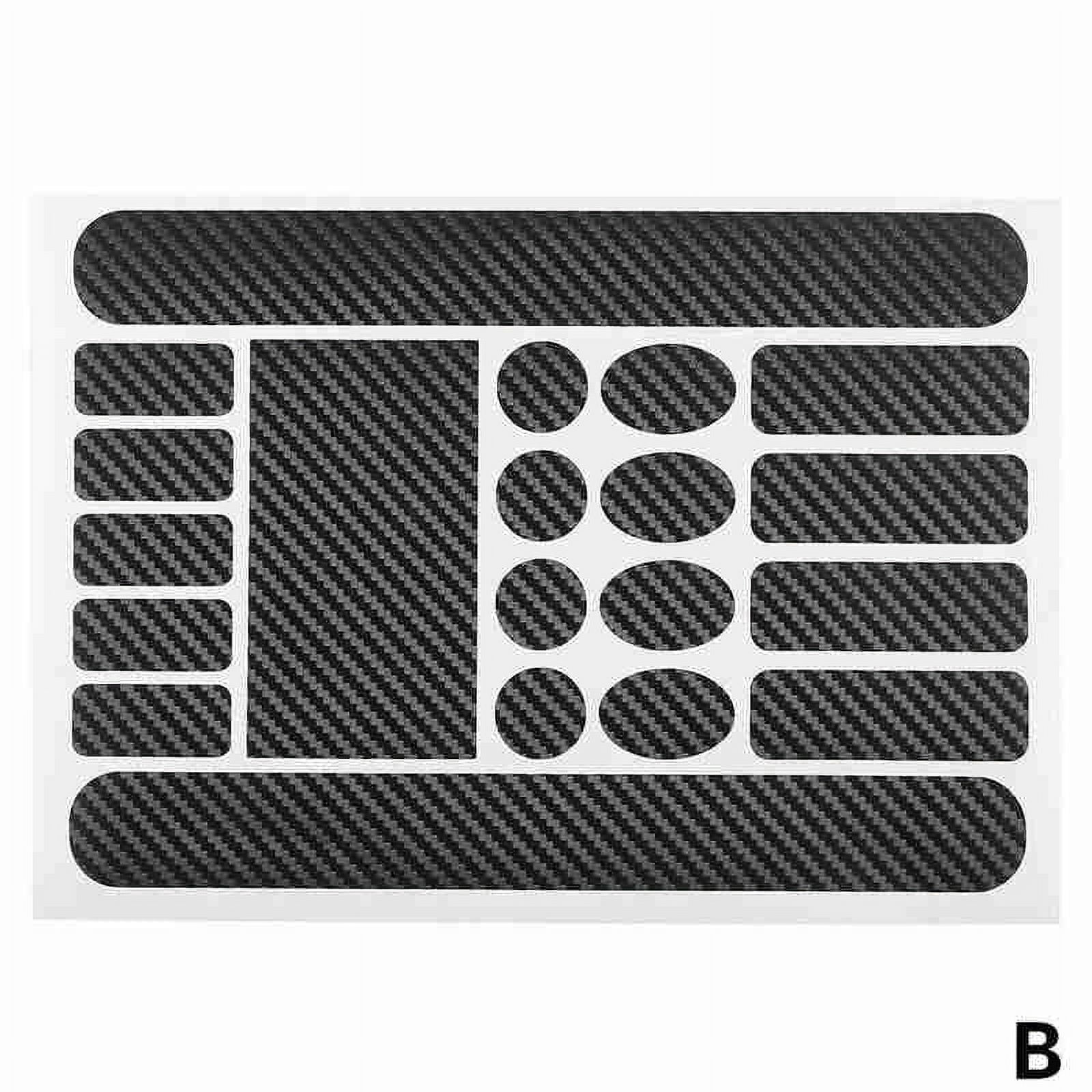 Carbon Fibre/ Clear Vinyl Cycle cable rub frame protector patches Q0W3 ...