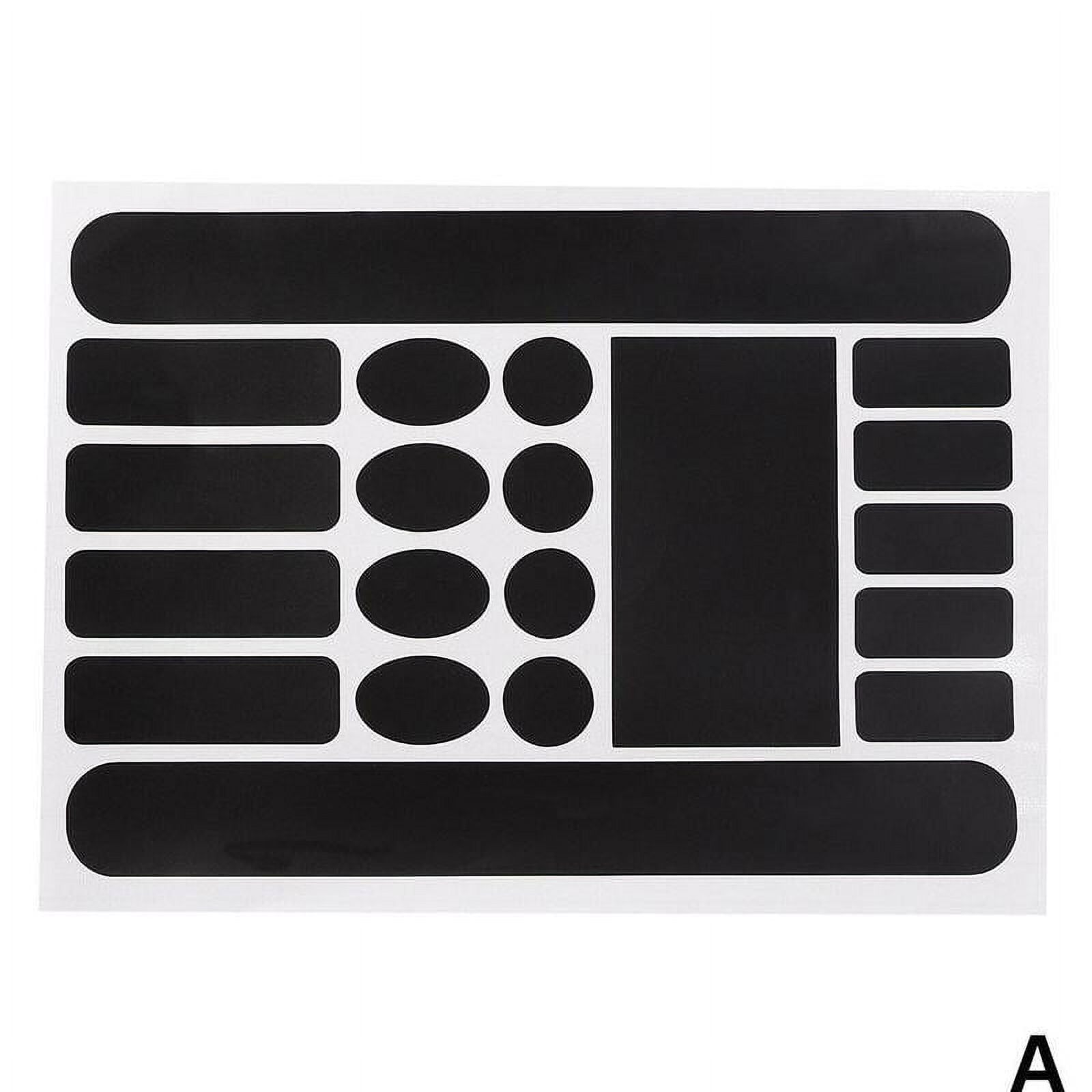 Carbon Fibre/ Clear Vinyl Cycle cable rub frame protector patches ...