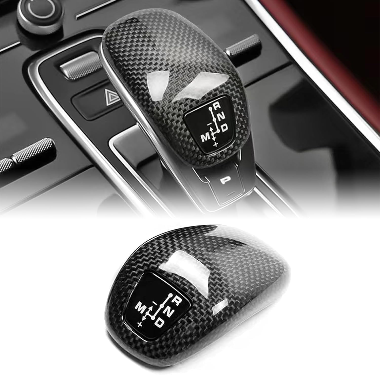 Carbon Fibre Gear Lever Covers, Gear Panel Cover Protective Shifter ...