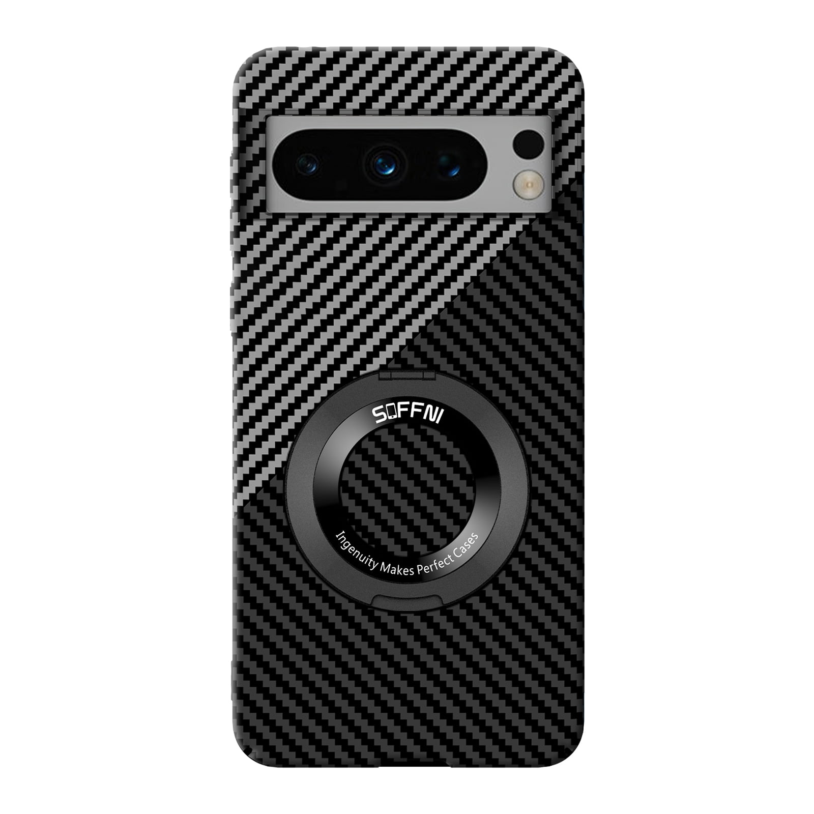 Carbon Fibre PC Case for Google Pixel 7,Magnetic Compatible with ...