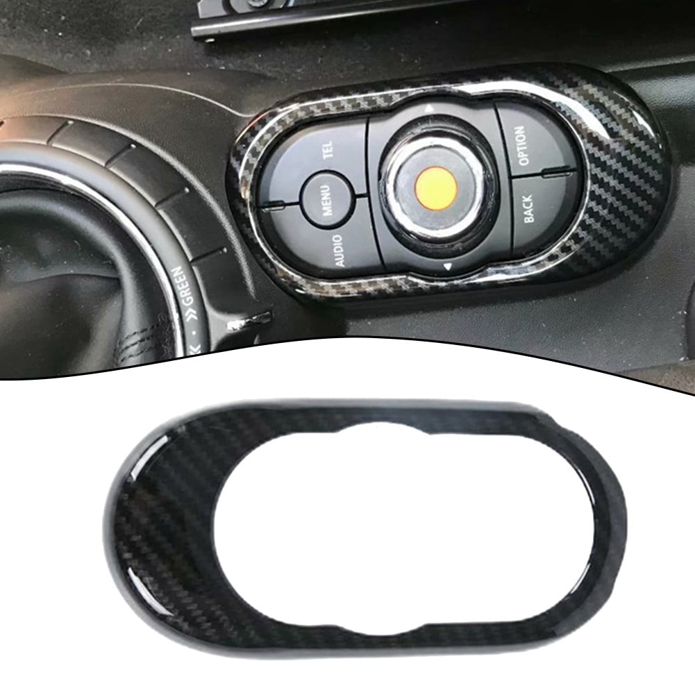 Carbon Fibre iDrive Inter Control Console Panel Cover For Cooper S F56 ...