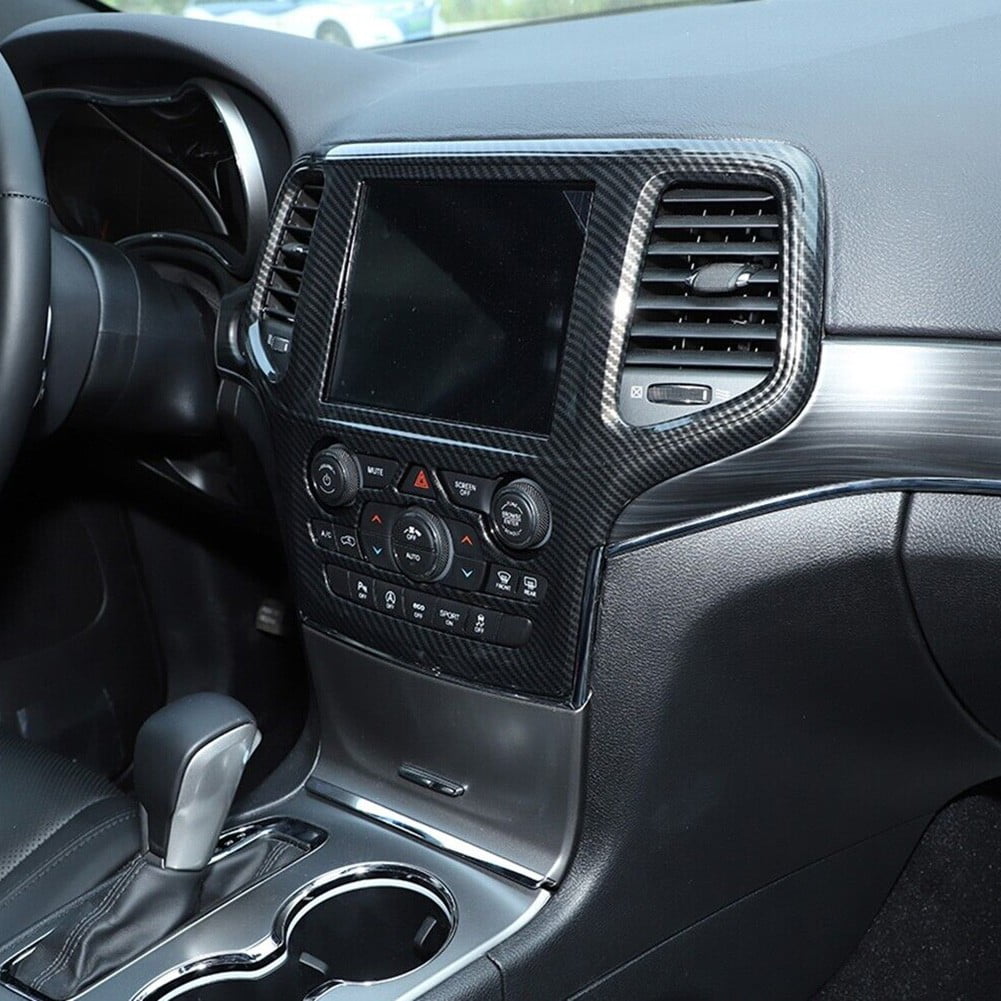 Carbon Gps Navigation Panel Cover Trim for Jeep for Grand for Cherokee ...